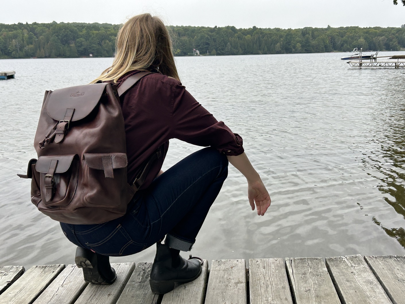 Piper Crazy Horse Leather Backpack | Alaskan Leather Company